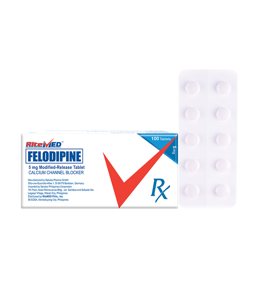 RITEMED Felodipine 5mg Modified-Release Tablet 1's price in the ...